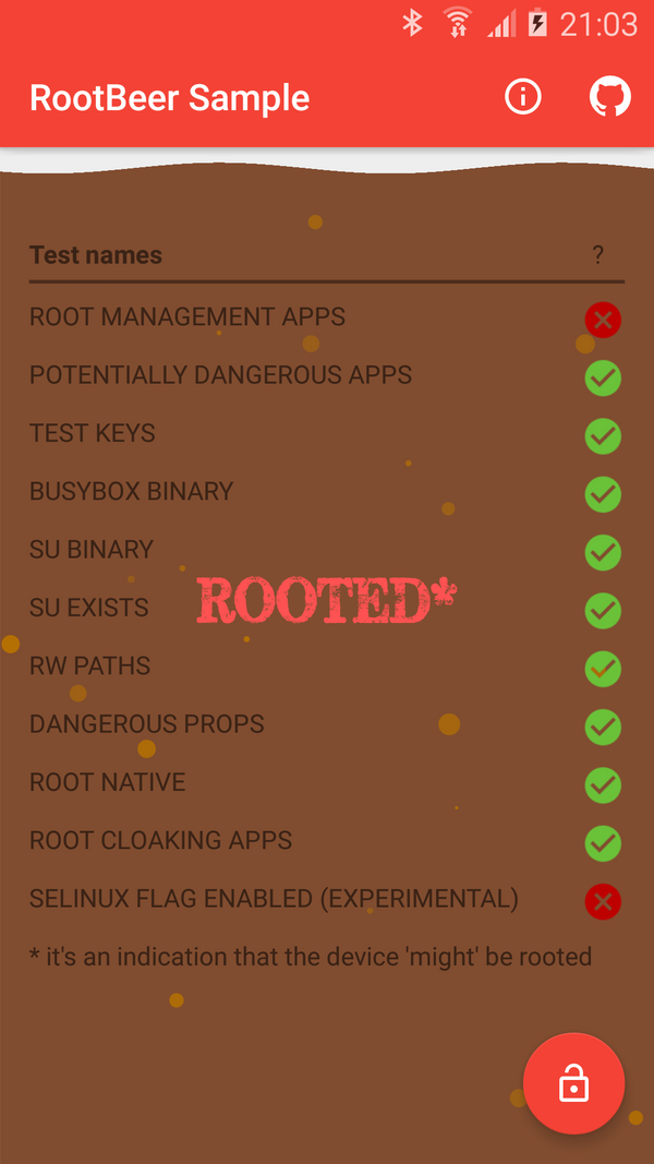 RootBeer - Android Root Detection Library